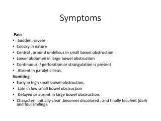 intestinal obstruction in the Intestine.pptx | Digestive Disorders ...