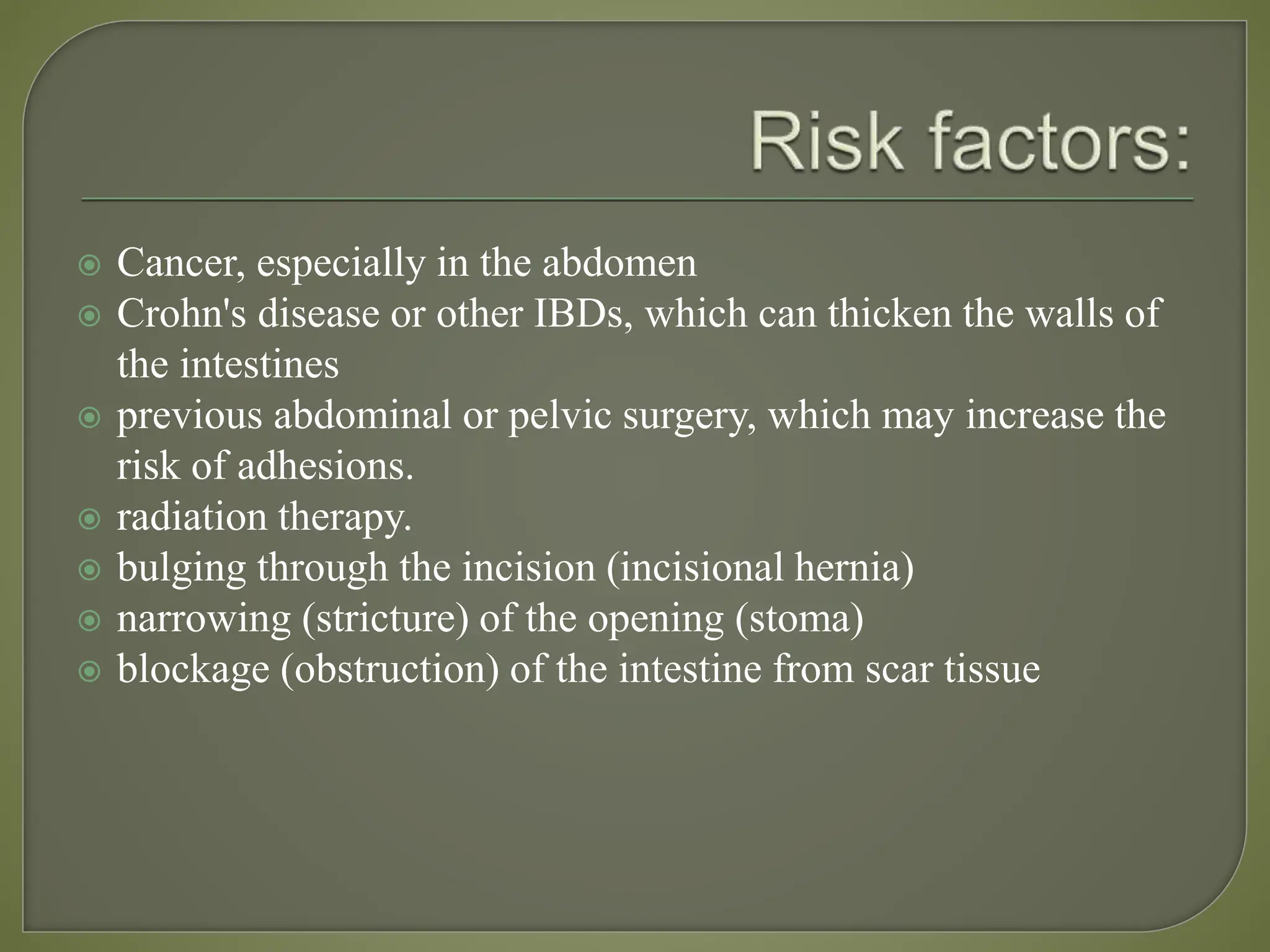 Intestinal obstruction surgery adult health nursing.pptx | Digestive ...