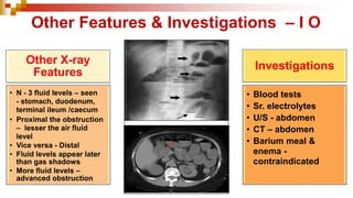 Intestinal Obstruction - Types, C/F & Management | PDF