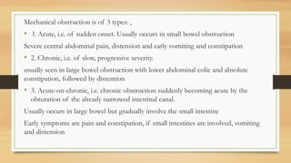 A Slide on INTESTINAL or bowel OBSTRUCTION.pptx