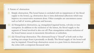 A Slide on INTESTINAL or bowel OBSTRUCTION.pptx