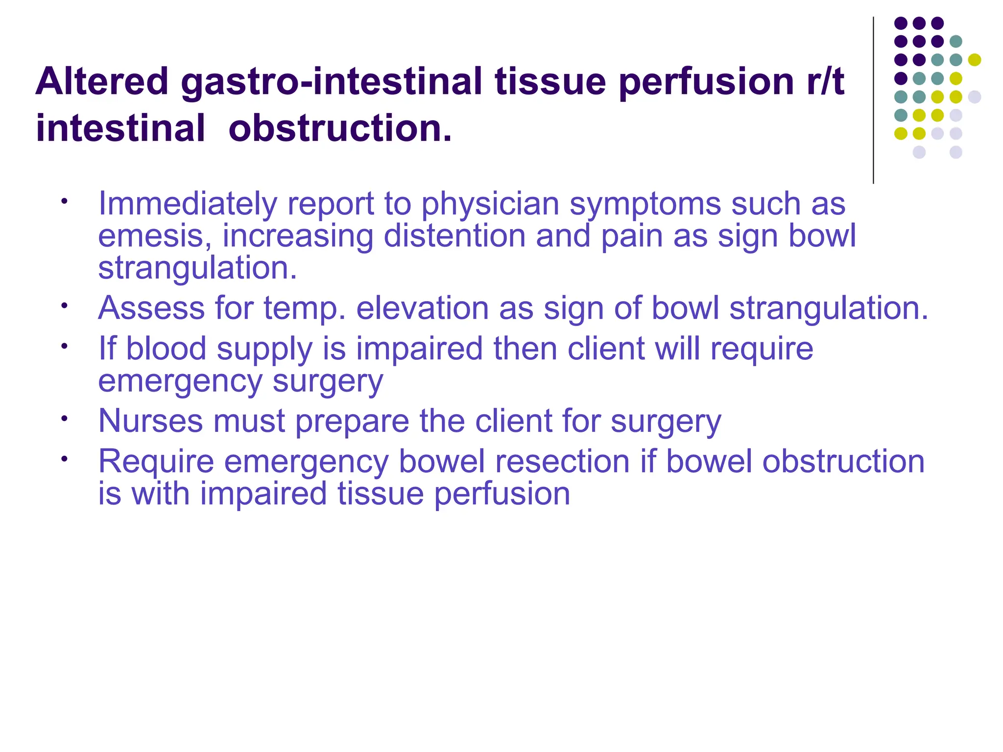 INTESTINAL OBSTRUCTION and its management .ppt | Digestive Disorders ...