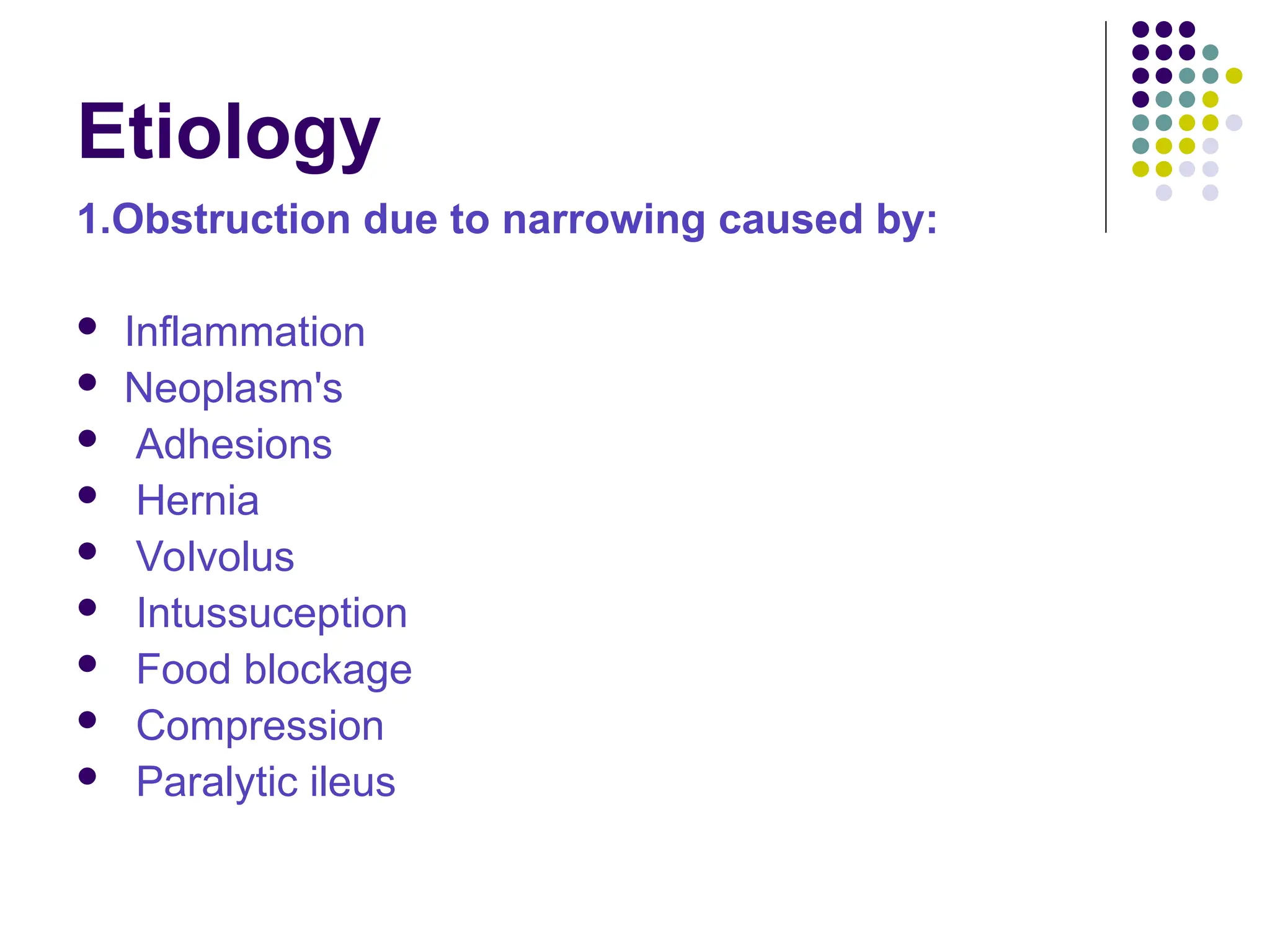 INTESTINAL OBSTRUCTION and its management .ppt | Digestive Disorders ...