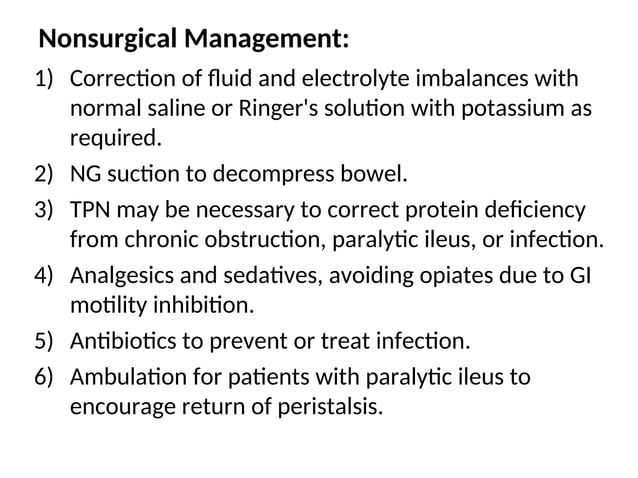 Intestinal Obstruction and it's classification | PPT