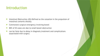 INTESTINAL OBSTRUCTION. .pptx