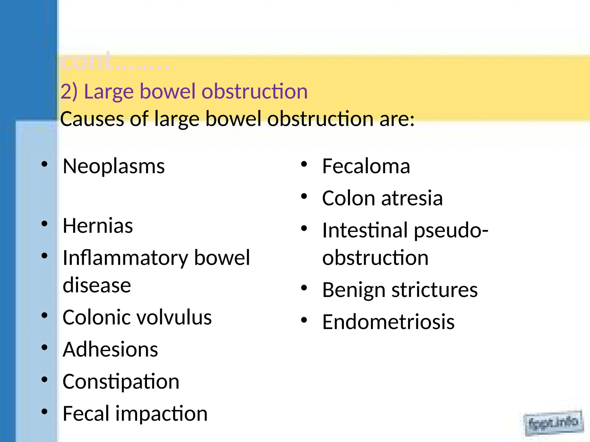 INTESTINAL OBSTRUCTION.pptxjkkhhhhhjjkjy | PPTX