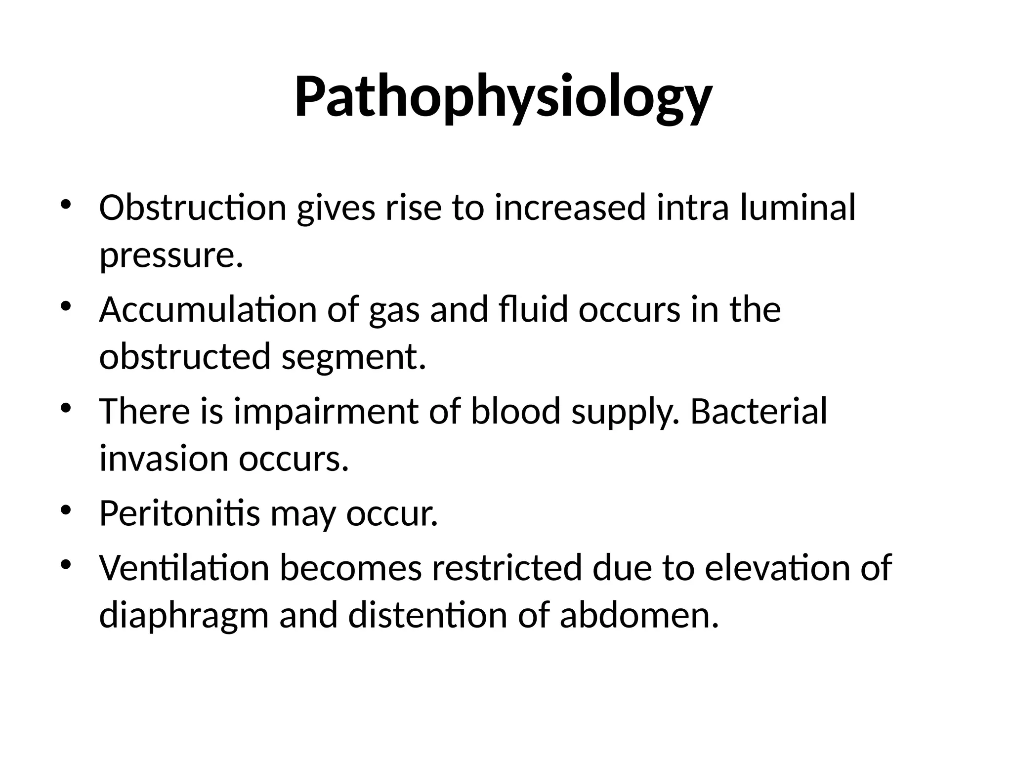 Presentation on Intestinal obstruction, .pptx | Digestive Disorders ...
