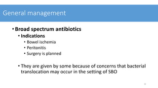 Management of Intestinal Obstruction-Yonas.pptx