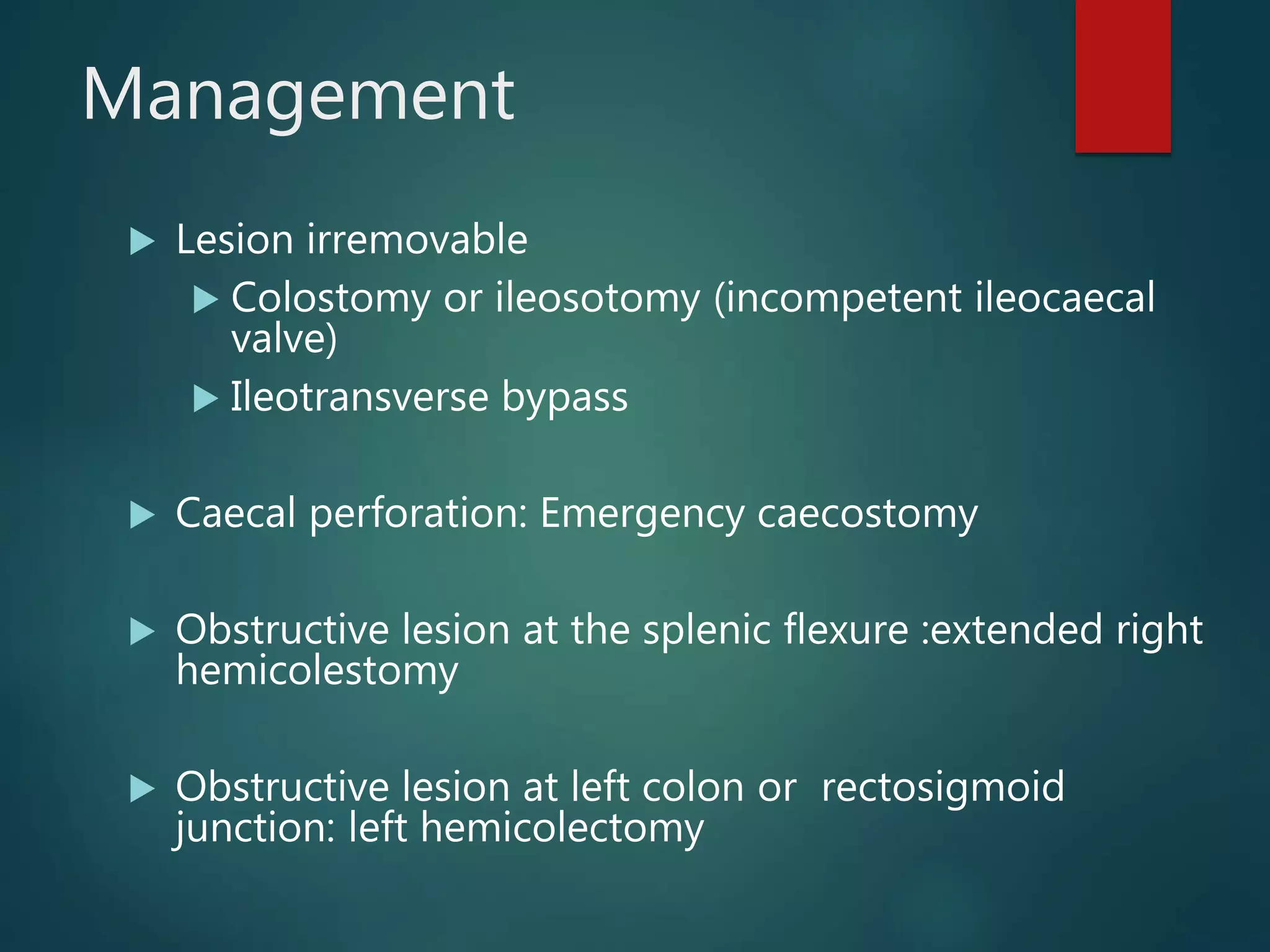 Intestinal obstruction | PPTX