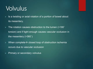 Intestinal obstruction | PPTX
