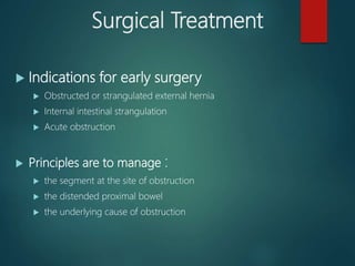 Intestinal obstruction | PPTX
