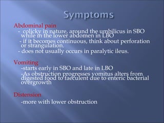 Approach to a patient with intestinal obstruction | PPT