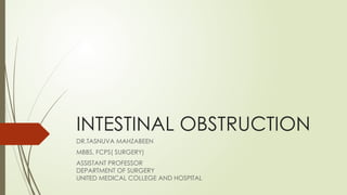 Obstructions of intestine management .pptx