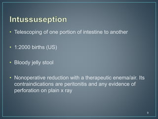 Intestinal obstruction in paeds | PPTX