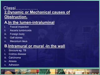 INTESTINAL OBSTRUCTION & PERITONITIS.pptx