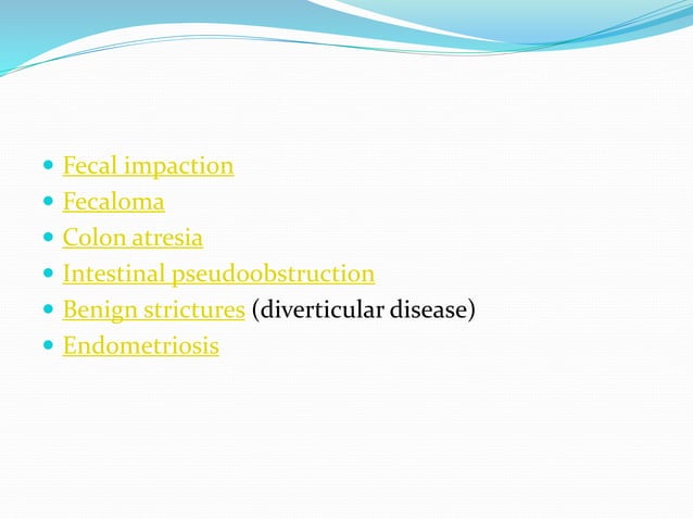 Intestinal obstruction in children ppt | PPTX | Digestive Disorders ...