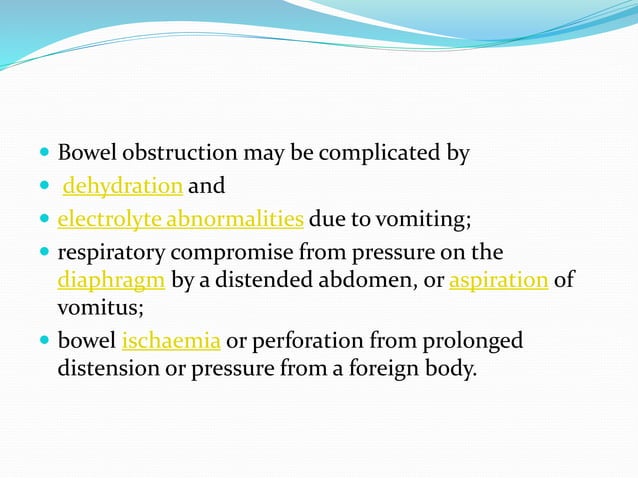 Intestinal obstruction in children ppt | PPTX | Digestive Disorders ...