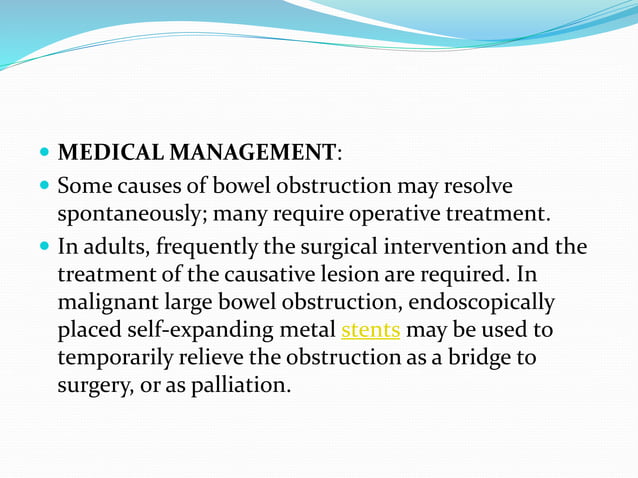 Intestinal obstruction in children ppt | PPTX | Digestive Disorders ...