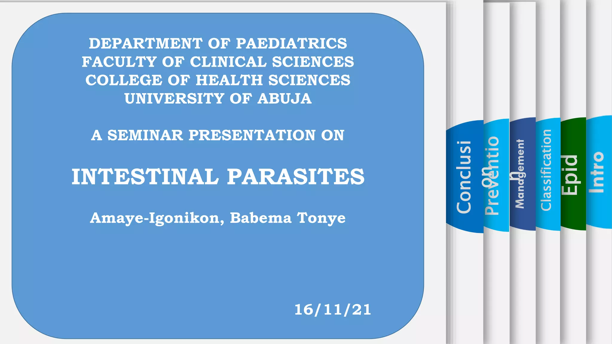 Intestinal parasites | PPTX