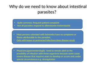 INTESTINAL PARASITES- Trematodes, Cestodes, and Nematodes, | PPTX