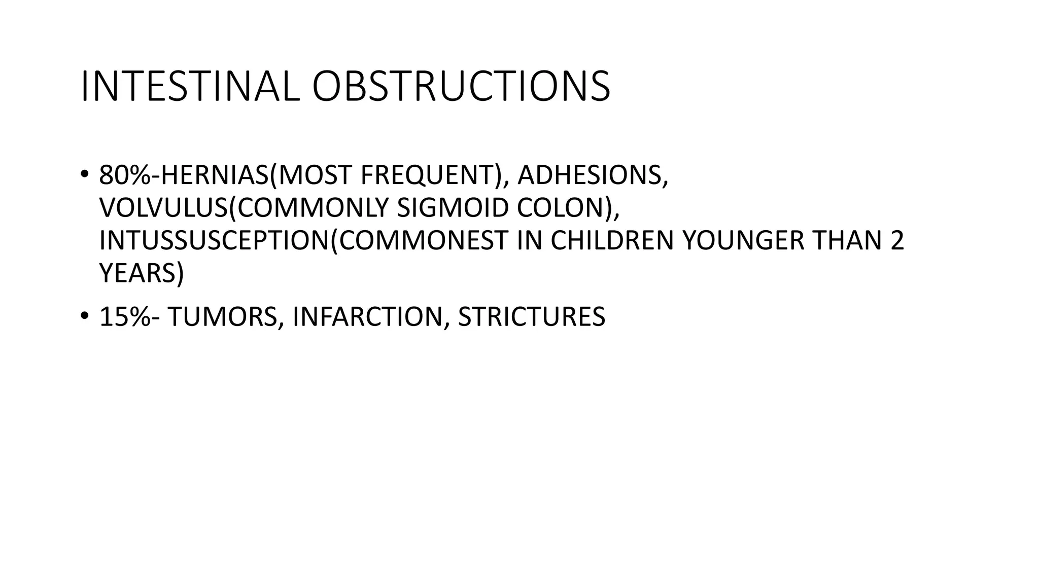 Intestinal Pathologies - Obstruction and Diarrhea by Dr. Zahid Mahmood ...