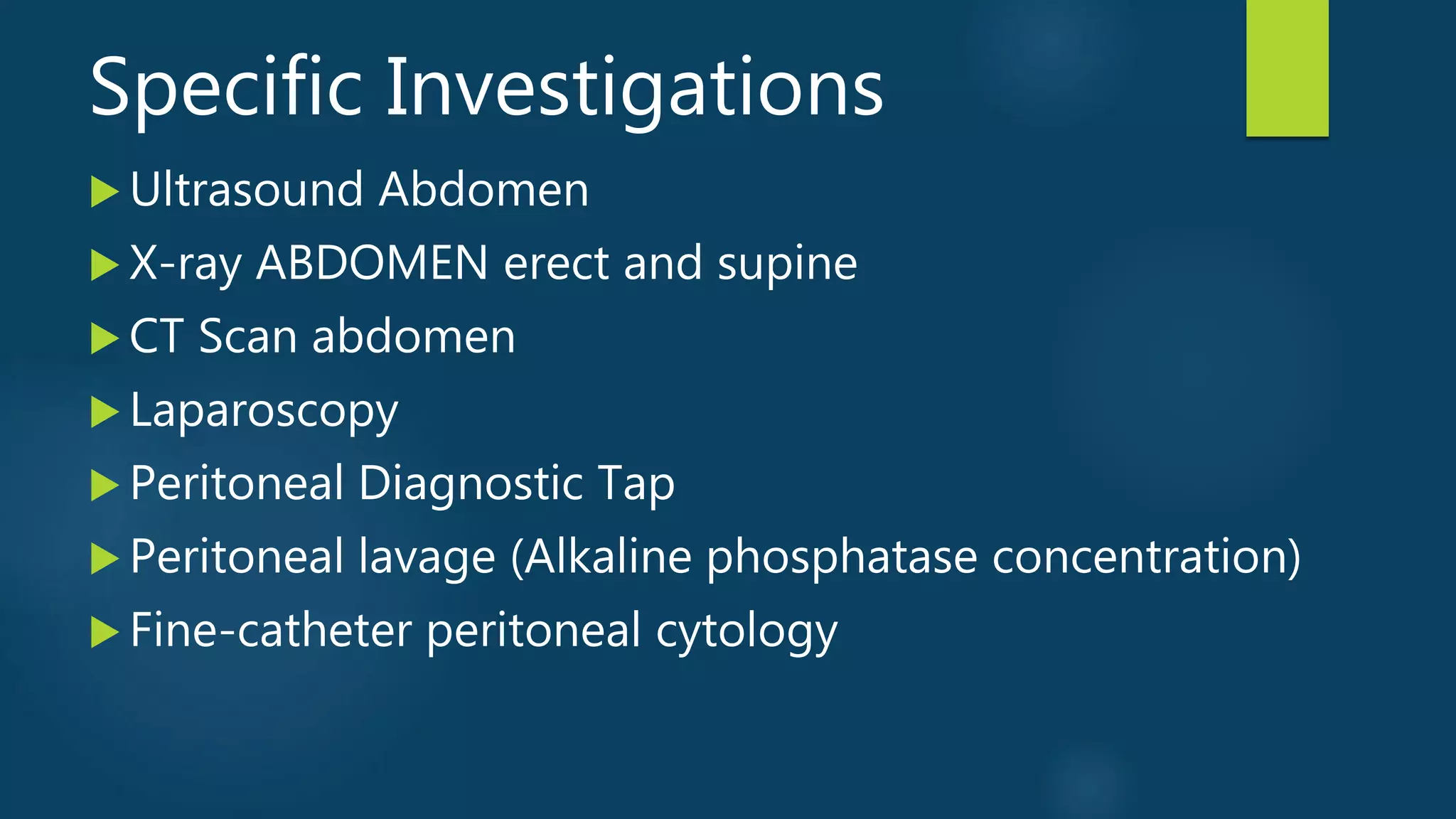 Intestinal perforation | PPTX