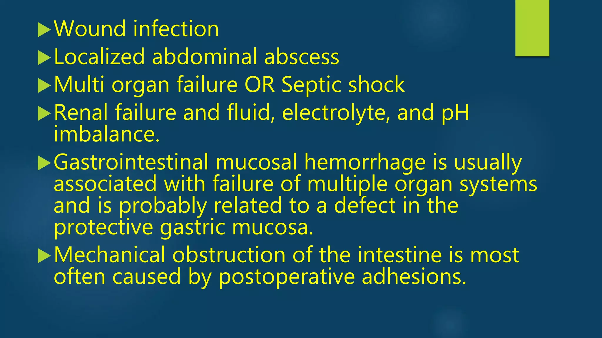 Intestinal perforation | PPTX