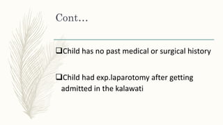 case presentation on Intestinal perforation | PPTX