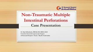 Magnet ingestion leading to multiple Intestinal perforations.pptx