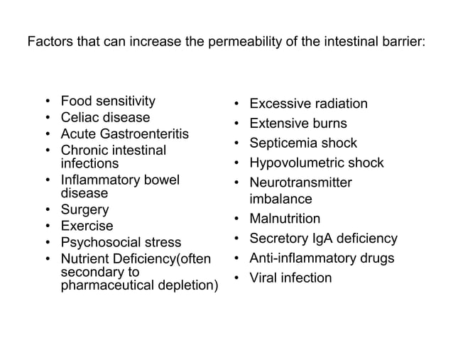 LEAKY GUT Intestinal permeability | PDF
