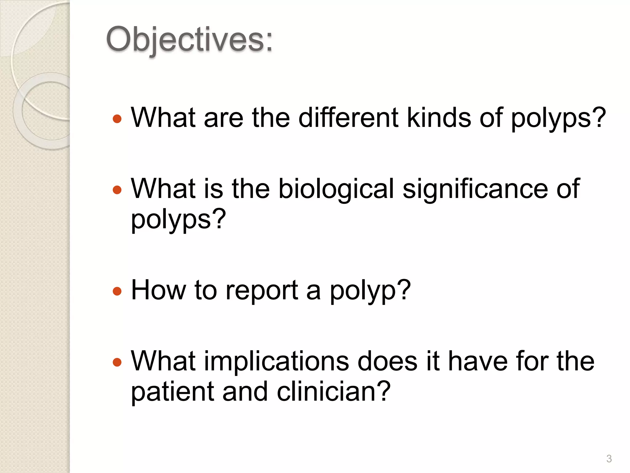 Intestinal polyps | PPTX