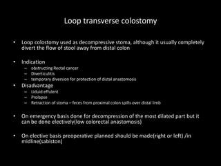 Intestinal stoma( COLOSTOMY) | PPTX