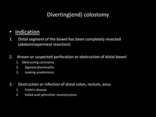 Intestinal stoma( COLOSTOMY) | PPTX