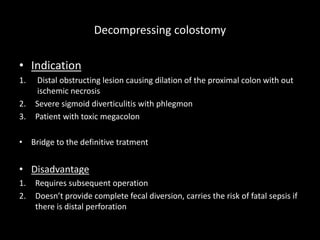 Intestinal stoma( COLOSTOMY) | PPTX