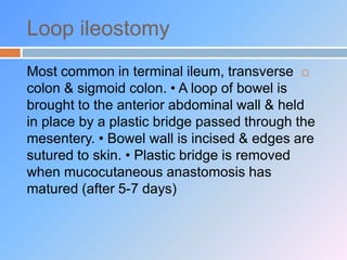 Intestinal stomas | PPTX