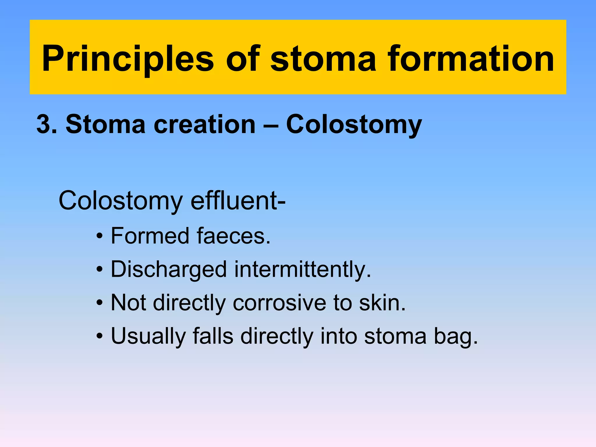 Intestinal stomas | PDF