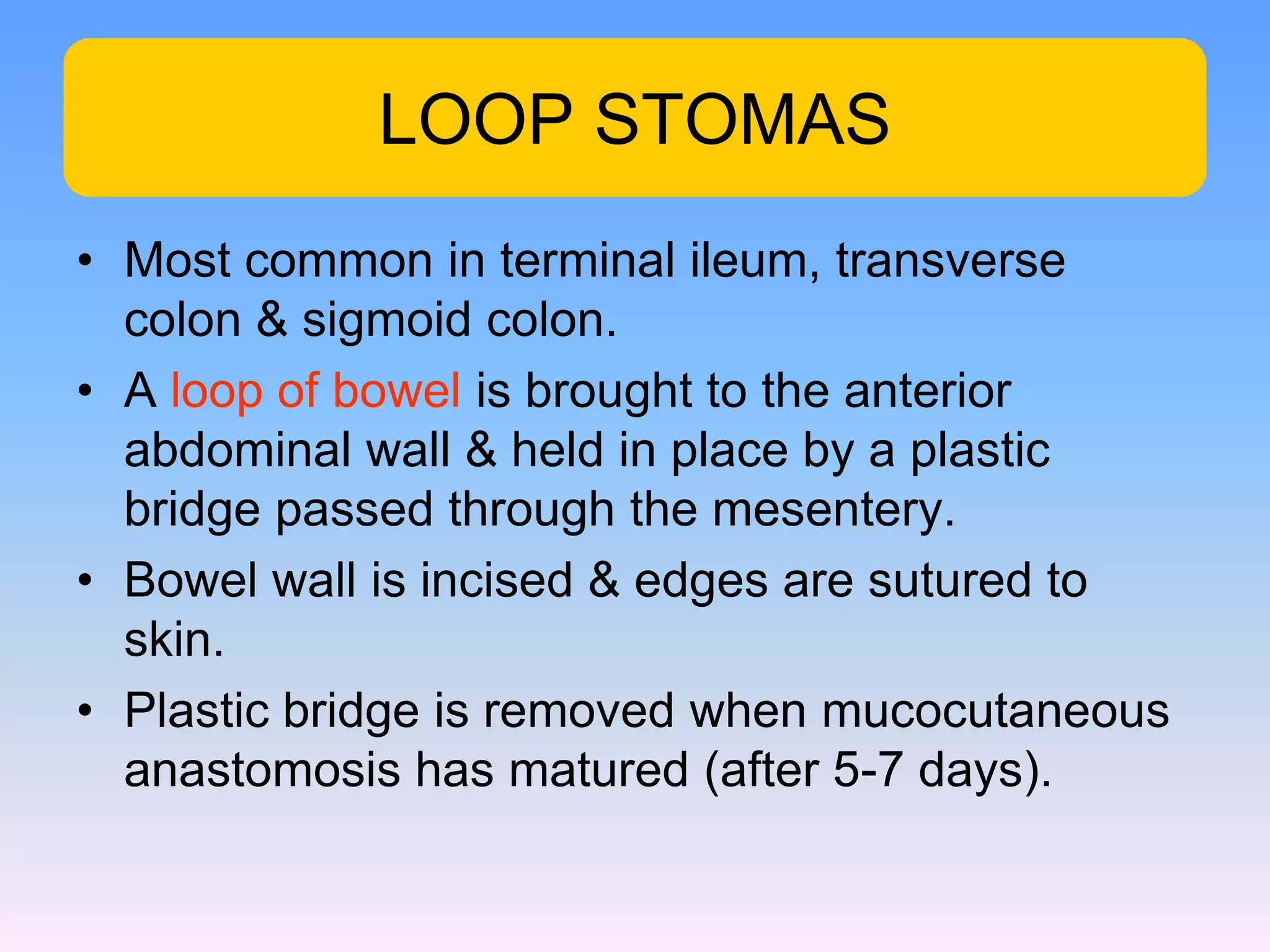 Intestinal stomas | PDF
