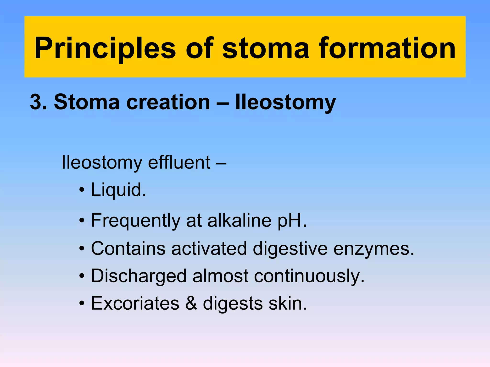 Intestinal stomas | PDF