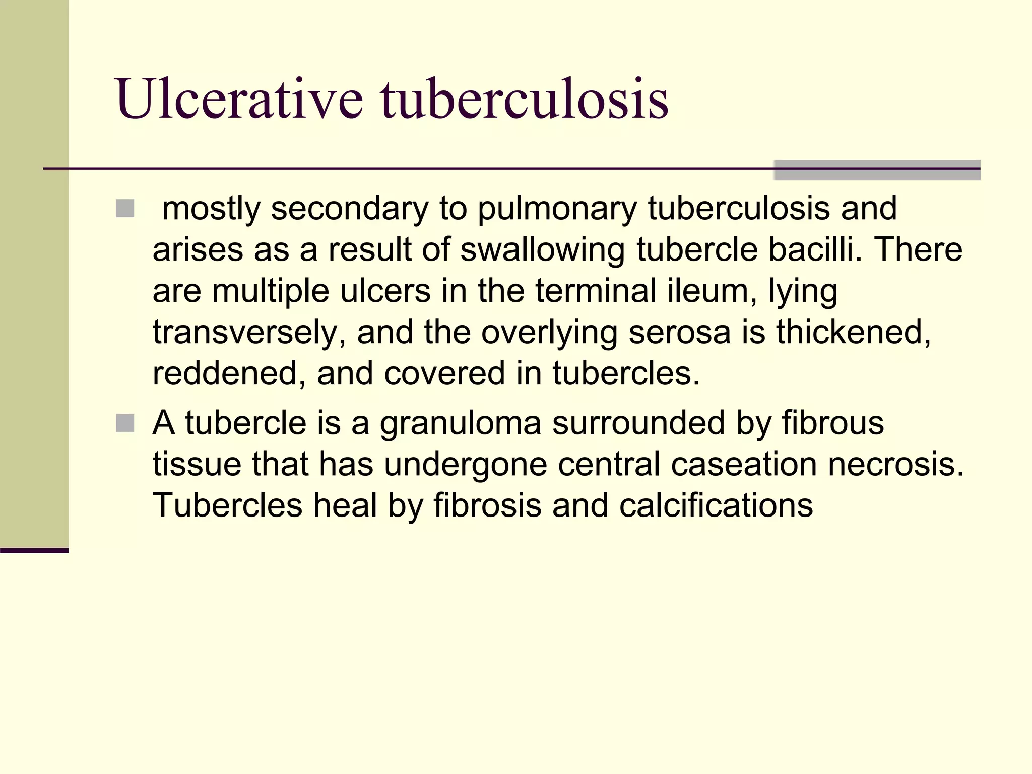 Intestinal tuberculosis | PPT