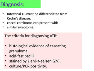 presentation for Intestinal tuberculosis.pptx