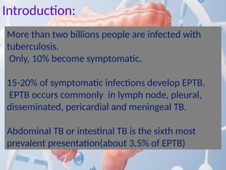 presentation for Intestinal tuberculosis.pptx