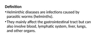 MUMAN PARASITES, INTESTINAL WORMS, EG CESTODES | PPTX