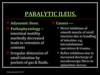 INTESTINE MOTILITY | PPT