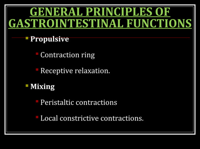 INTESTINE MOTILITY | PPT | Digestive Disorders | Diseases and Conditions