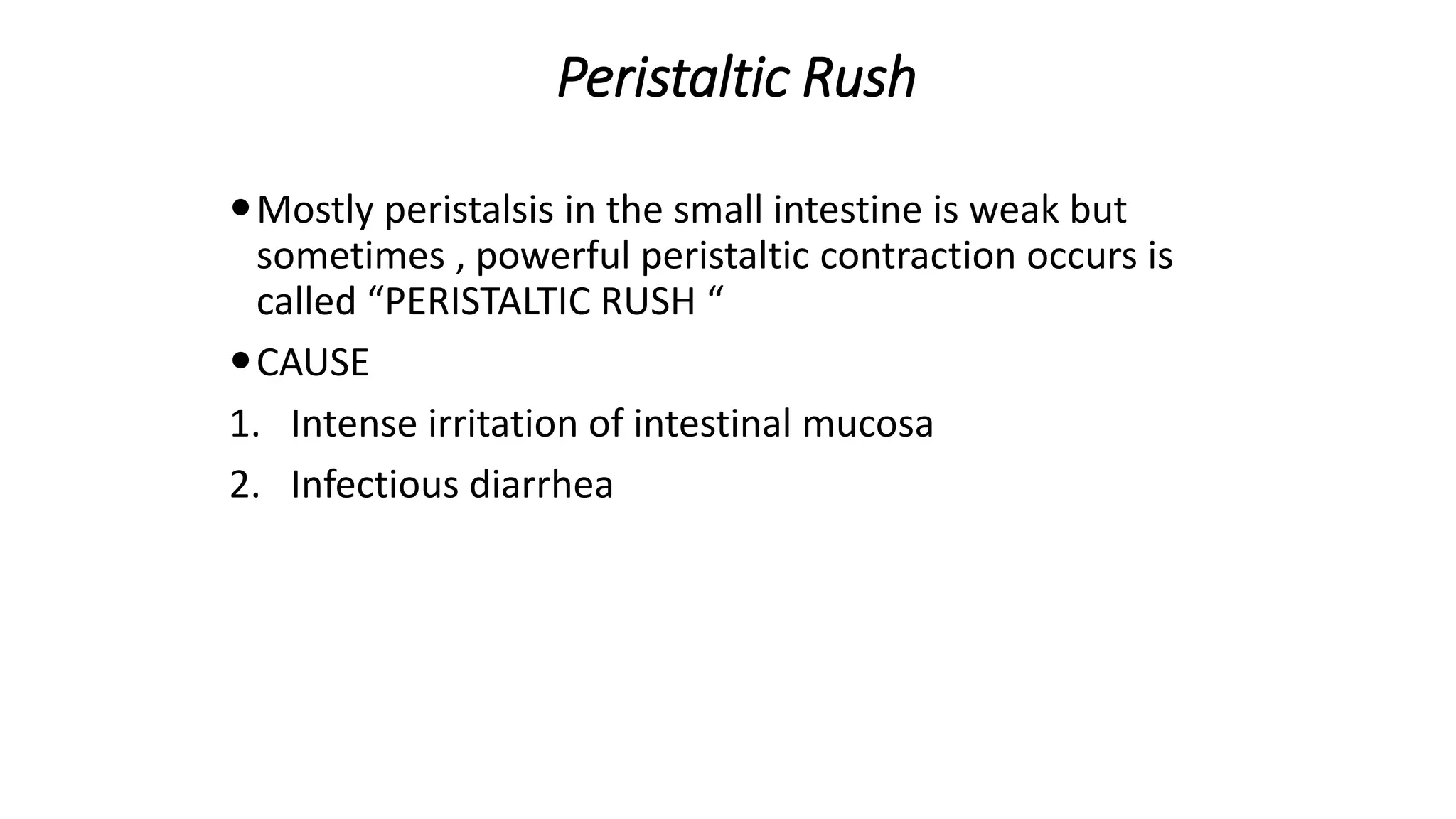 Intestines(movements and secretions of small and large intestines ) The ...