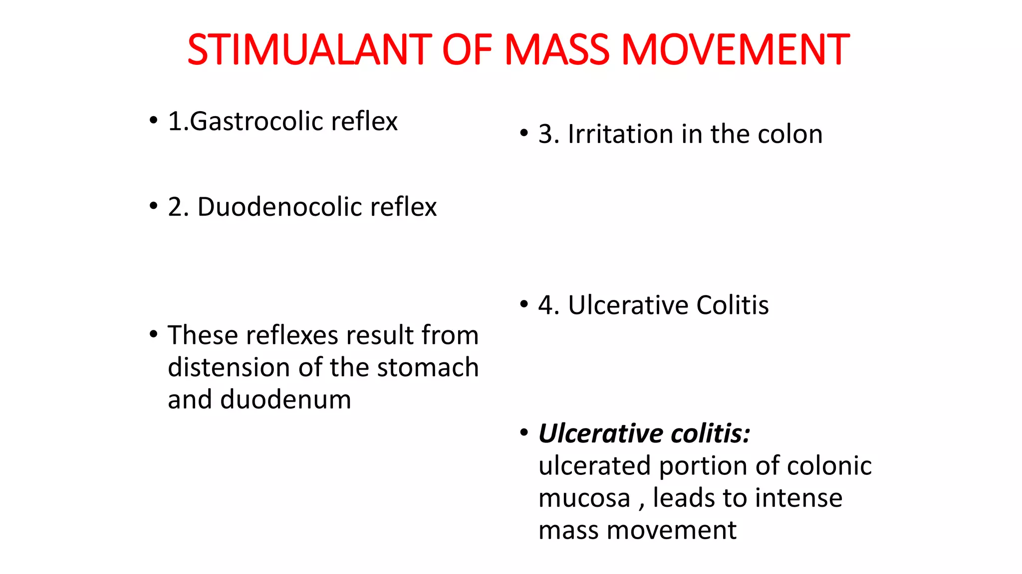 Intestines(movements and secretions of small and large intestines ) The ...