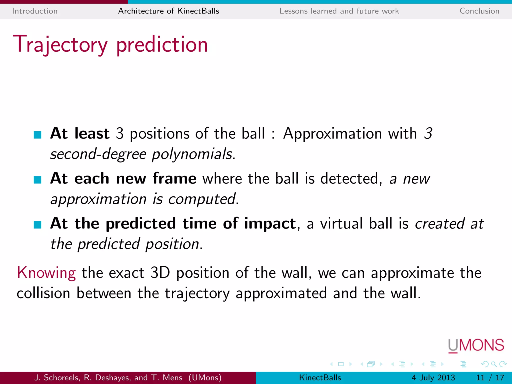KinectBalls: An Interactive Tool for Ball Throwing Games | PPT