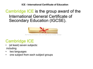 Cambridge International exams | PPS
