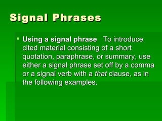 In Text Citation How To | PPT