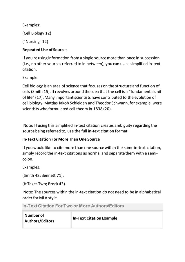 In-text citation mla 8 | DOCX